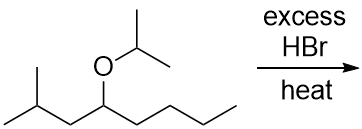 Solved excess HBr heat | Chegg.com